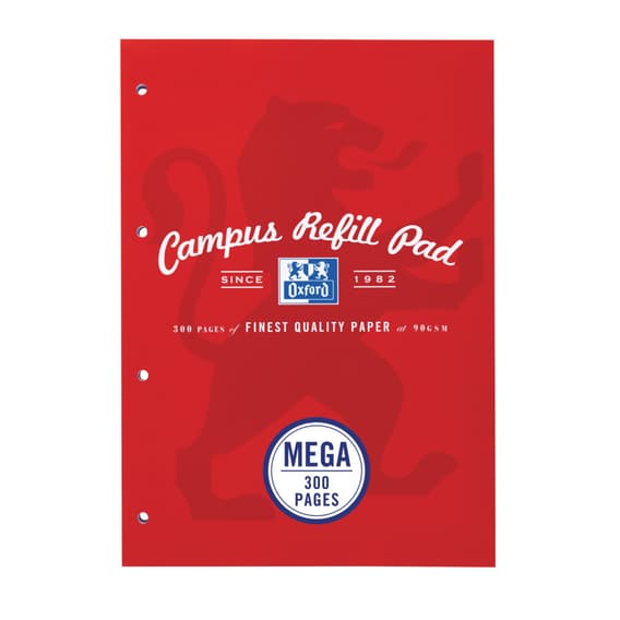 Oxford Campus A4 300 Page Refill Pad Purple Notebook RRP £5.99 ...