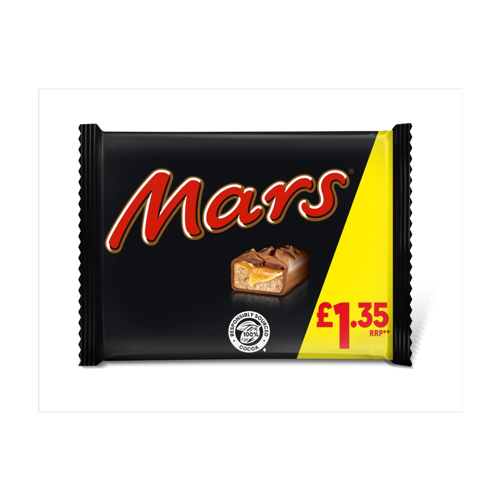 Mars Caramel, Nougat & Milk Chocolate Snack Bars Multipack 3x 39.4g RRP ...