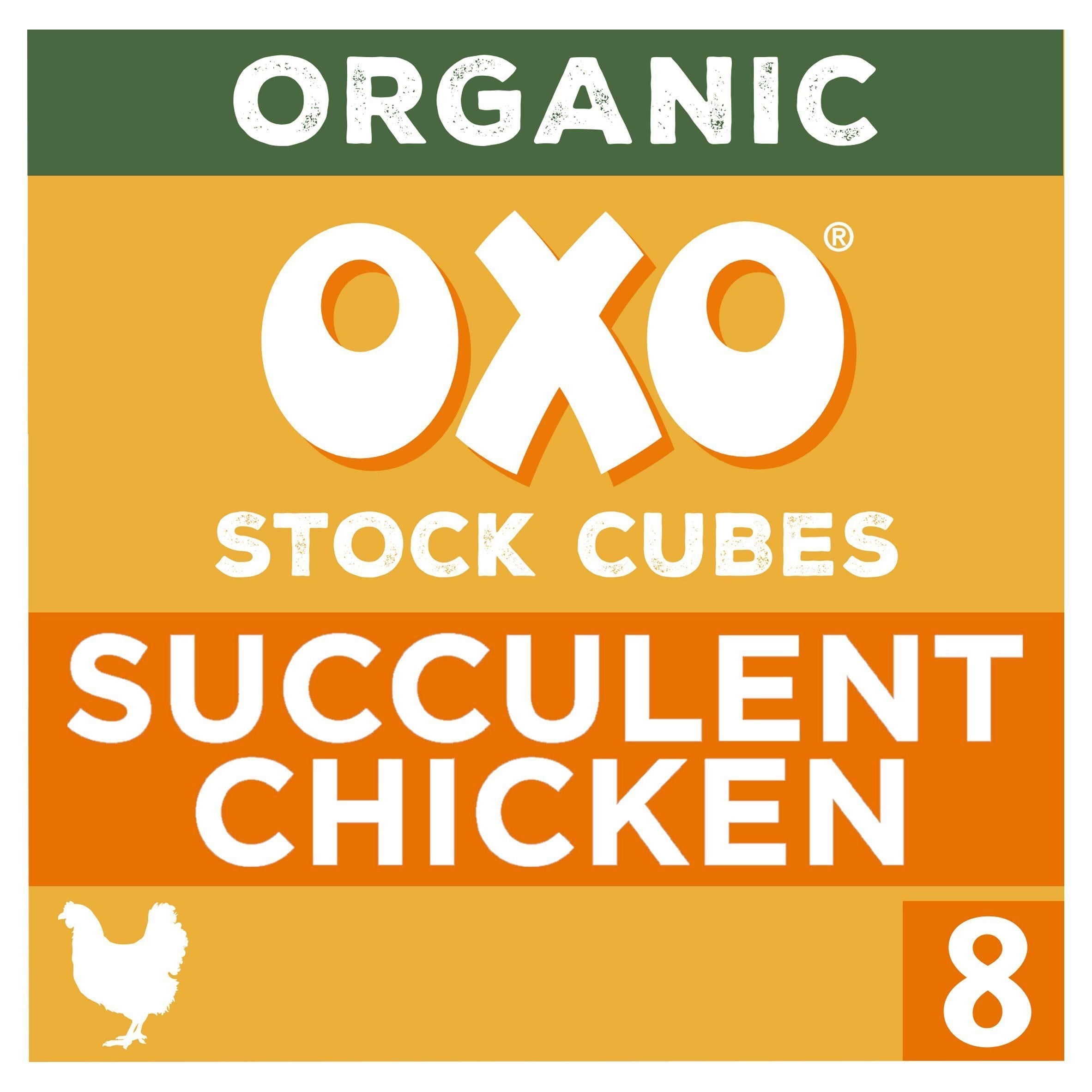 OXO Organic 8 Chicken Stock Cubes 80g RRP £1.90 CLEARANCE XL 99p ...