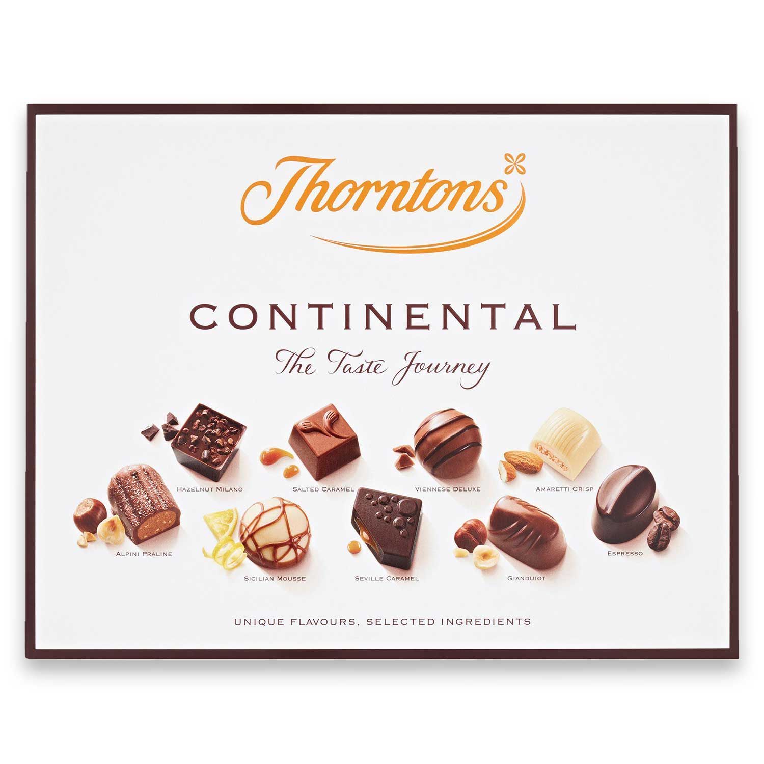 Thorntons Continental Milk Dark White Chocolate Box 264g RRP 10 CLEARANCE XL 5.99