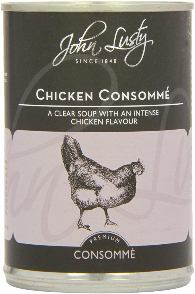 John Lusty Chicken Consomme 392g RRP £2.60 CLEARANCE XL 89p or 2 for £1 ...