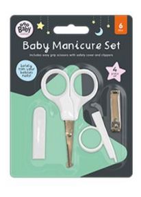 123 Baby Essentials White Baby Manicure Set - 4 Piece RRP £1 CLEARANCE ...