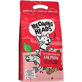 Meowing Heads So-fish-ticated Salmon Dry Cat Food 1.5kg RRP £21 ...