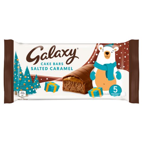 Galaxy Caramel Cake Bars 5 Pack (Nov 23 - Mar 24) RRP £2 CLEARANCE XL ...