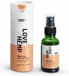 Love Hemp CBD Oil Spray 30ml 300mg Valencia Orange Flavour RRP £14.99 ...