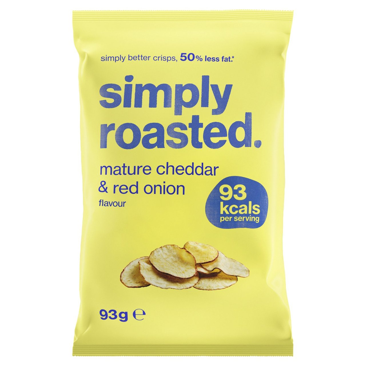 Simply Roasted Mature Cheddar & Red Onion Flavour Crisps 93g RRP £2.30 ...