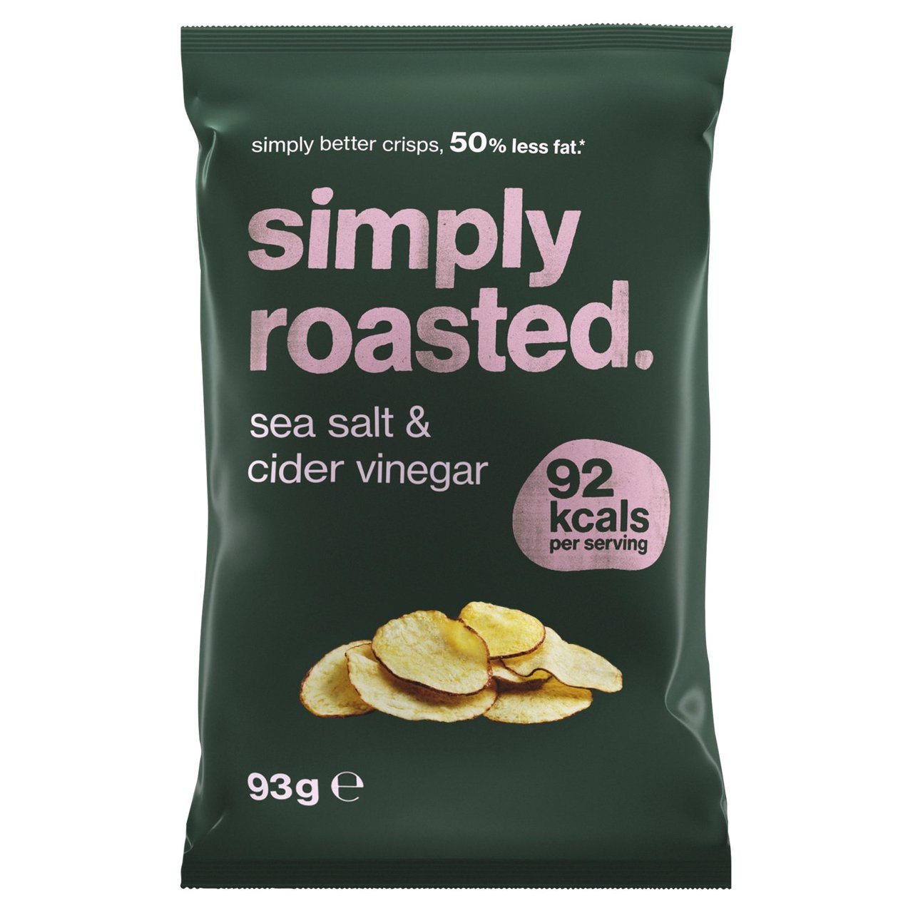Simply Roasted Sea Salt & Cider Vinegar Flavour Crisps 93g RRP £2.30 ...