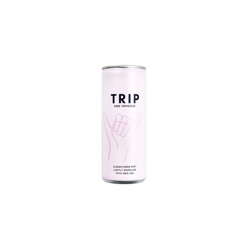 TRIP 15mg CBD Infused Elderflower & Mint Drink 250ml RRP £2.50 ...