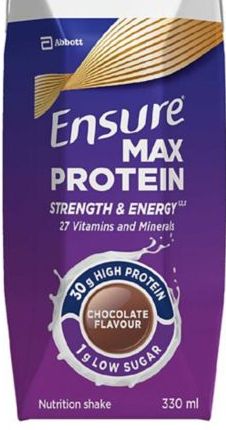 Abbott Ensure Max Protein Chocolate Shake 330ml Clearance Approved Food ...
