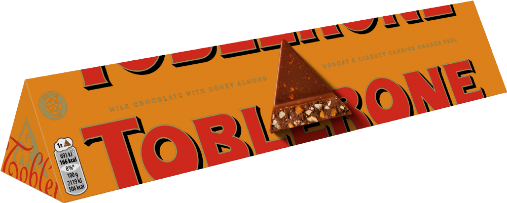 Toblerone Orange Twist Milk Chocolate Bar 360g RRP £6 CLEARANCE XL £2. ...