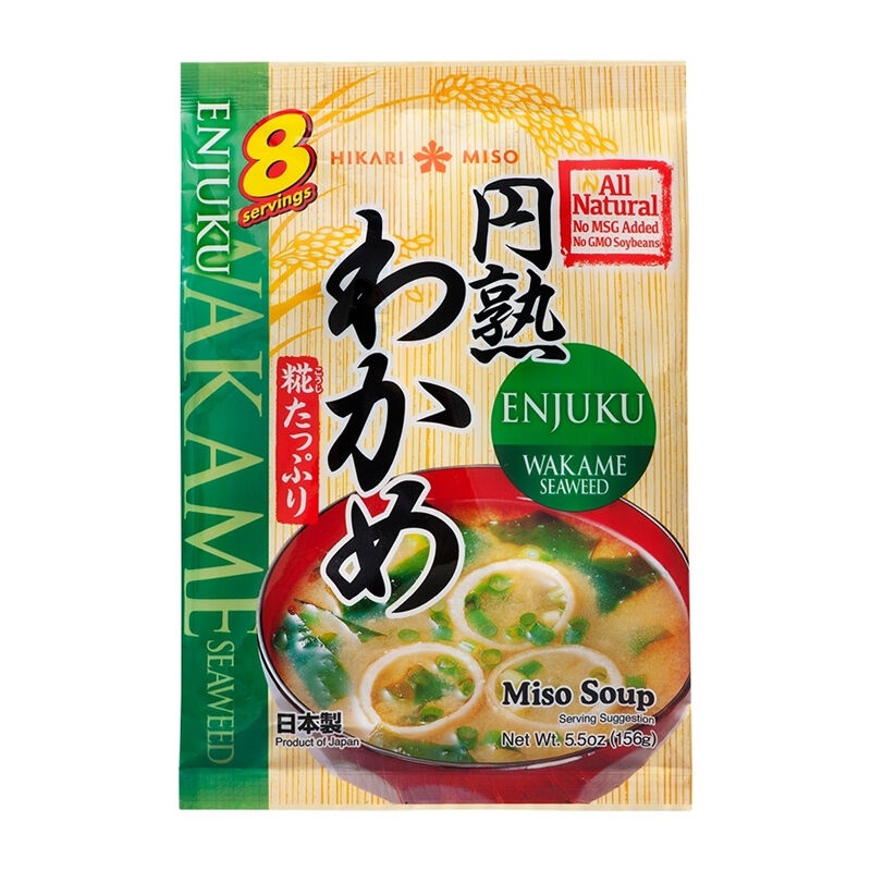 Hikari Enjuku Instant Miso Soup - Wakame Seaweed 8 Servings 156g RRP £3.50 CLEARANCE XL £1.99 ...