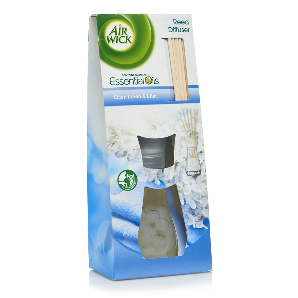 Air Wick Crisp Linen and Lilac Reed Diffuser 33ml RRP £7 CLEARANCE XL £ ...