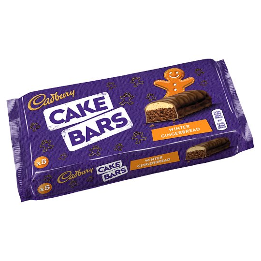 Cadbury Winter Gingerbread Chocolate Cake Bars 5 Pack (Jan 23) RRP £1. ...