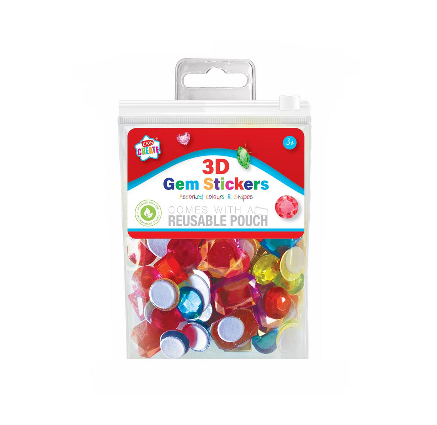 Design Group Kids Create 3D Gem Stickers RRP £2.09 CLEARANCE XL £1 ...