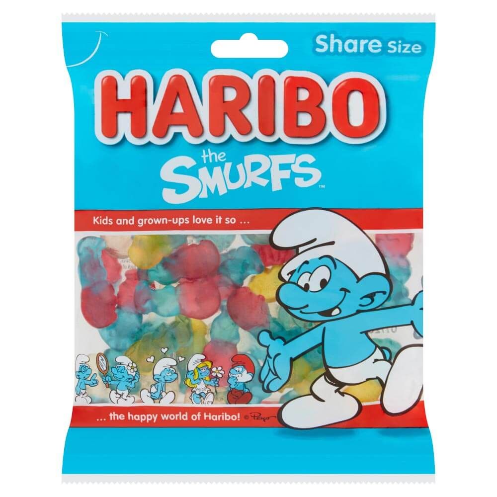 Haribo The Smurfs Bag 160g RRP £1 CLEARANCE XL 99p Clearance Approved ...