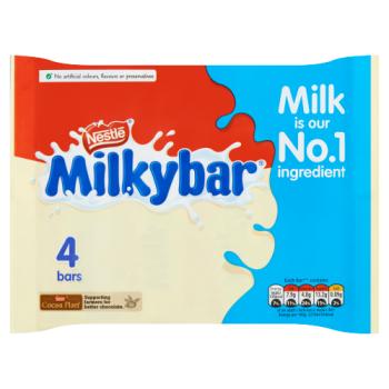 Milkybar White Chocolate Bar Multipack 25g 4 Pack RRP £1 CLEARANCE XL ...