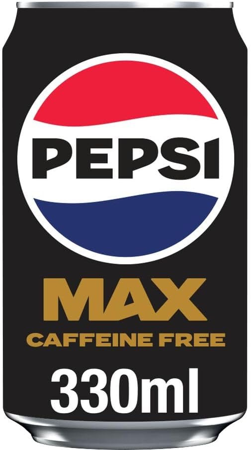 Pepsi Max No Caffeine Can 330ml RRP 55p CLEARANCE XL 39p or 3 for 99p ...