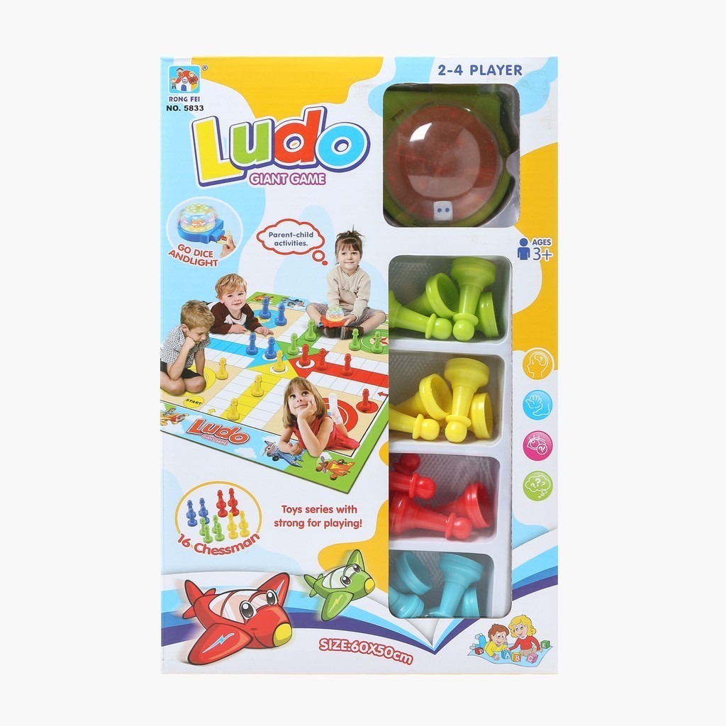Rong Fei Giant Ludo Game 50x60cm RRP £10.99 CLEARANCE XL £1.99 ...