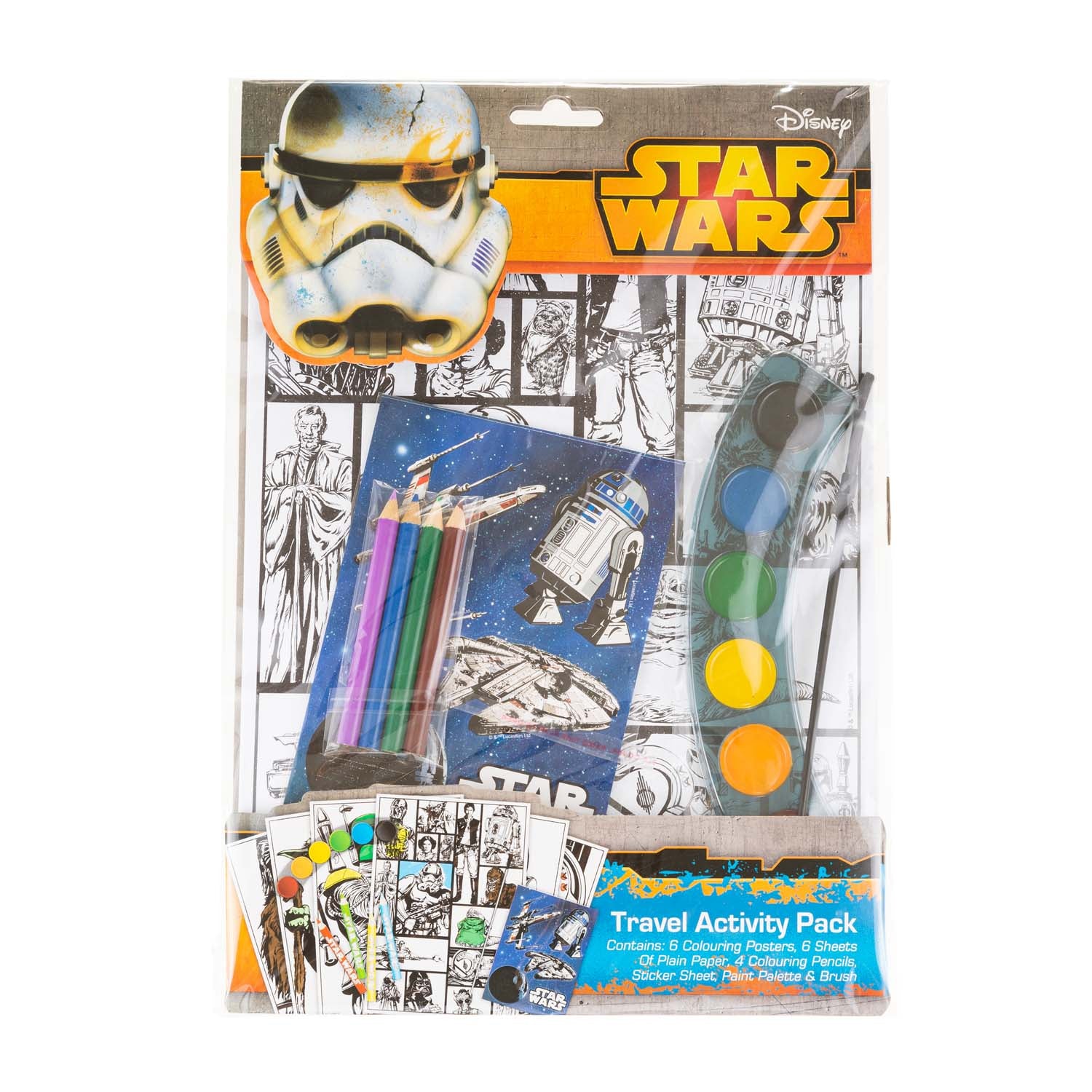 Star Wars A4 Travel Activity Pack RRP £3.99 CLEARANCE XL £1.99 ...