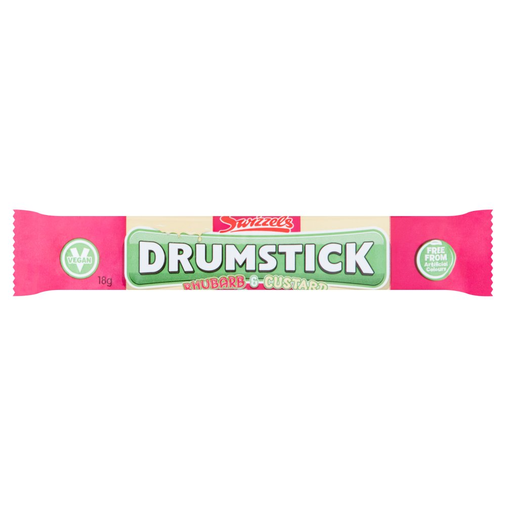 Swizzels Drumstick Rhubarb & Custard Chew Bar 18g RRP 10p CLEARANCE XL ...