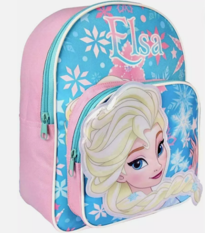 Disney Frozen Elsa 3d Kids Backpack RRP £12.99 CLEARANCE XL £2.99 ...