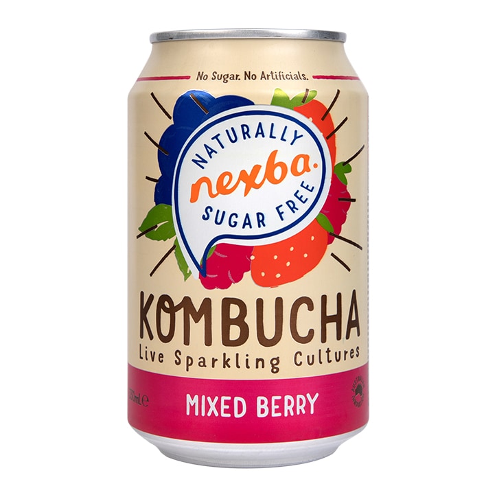 Nexba Kombucha Mixed Berry 330ml RRP £1.79 CLEARANCE XL £1.49 each or 2 ...
