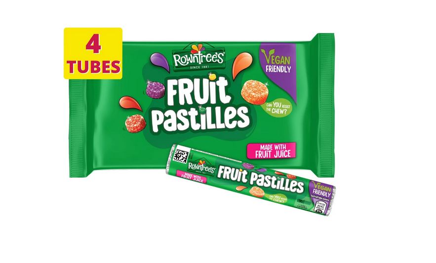 Rowntree's Fruit Pastilles 4 Pack 164g RRP £1.80 CLEARANCE XL 99p ...